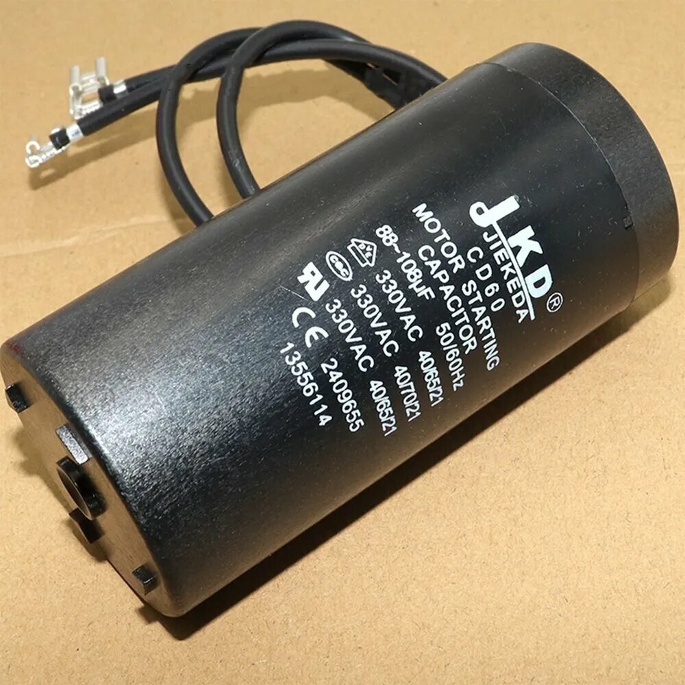 330V 88-108 мкФ Пусковой конденсатор для холодильника и морозильника защитным реле