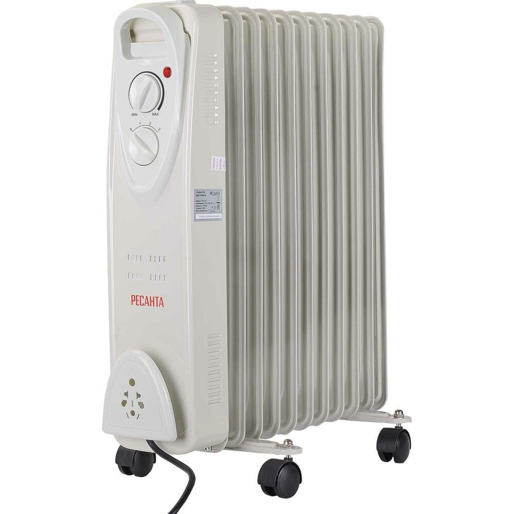 Масляный радиатор Ресанта ОМ-12Н 67/3/9