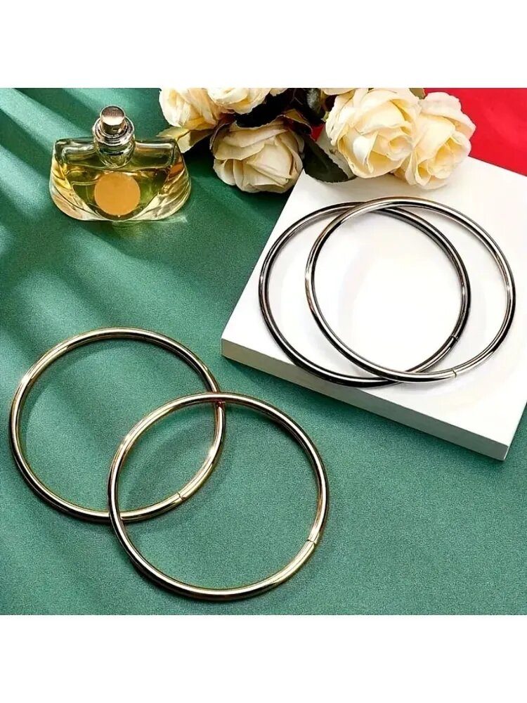 Кольцо стальное макраме, может быть использовано для изготовления ловца снов, основы абажура, 6шт