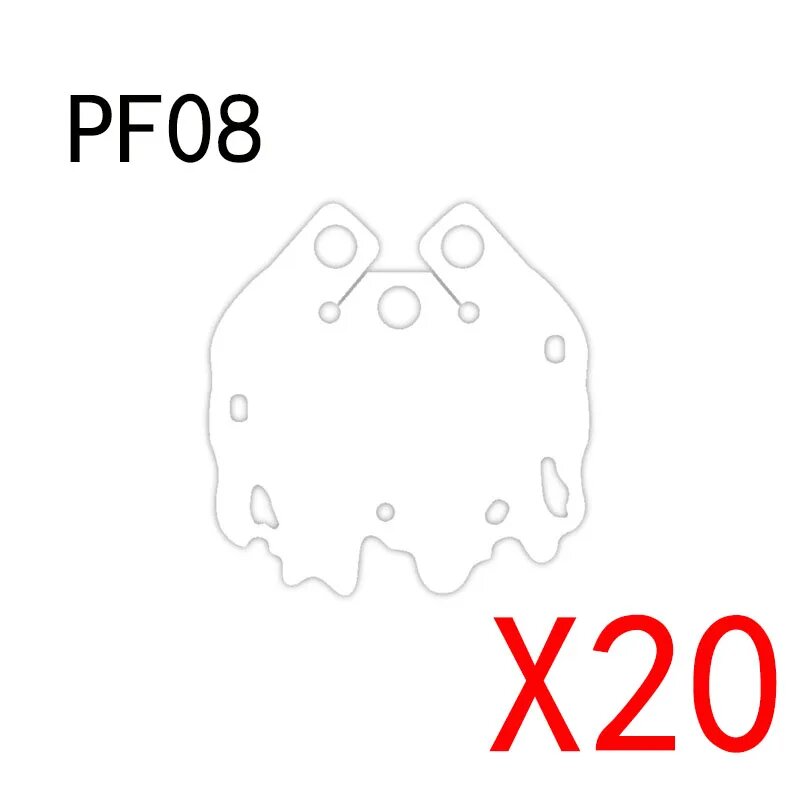 Конструктор BRICKPANDA мини-кирпичики солдаты пластик черный многоцветный PF08-White-20PCS