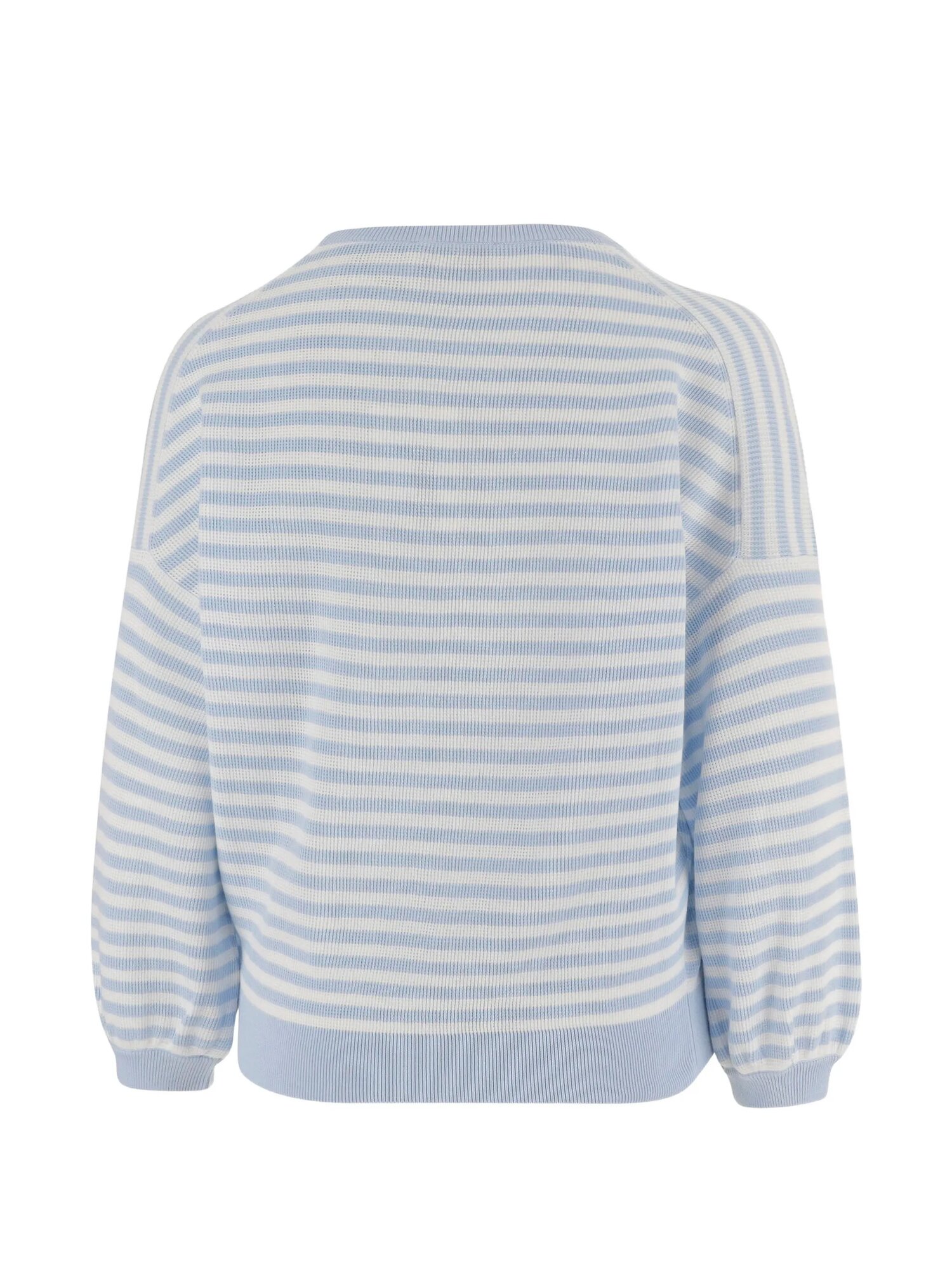 Топ Bruno Manetti Striped crew-neck top, размер 40, blue — фото 1