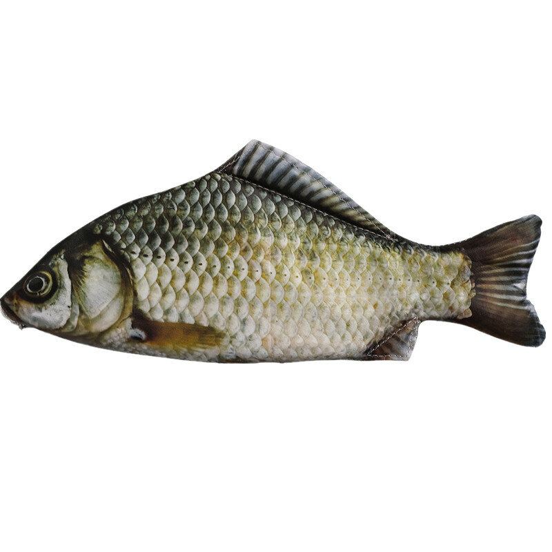 Корейский стиль канцелярии, настоящая имитация пенал-шейкера, пенал с соленой рыбой, свежий пенал, необычный пенал с морской рыбой Yinwen