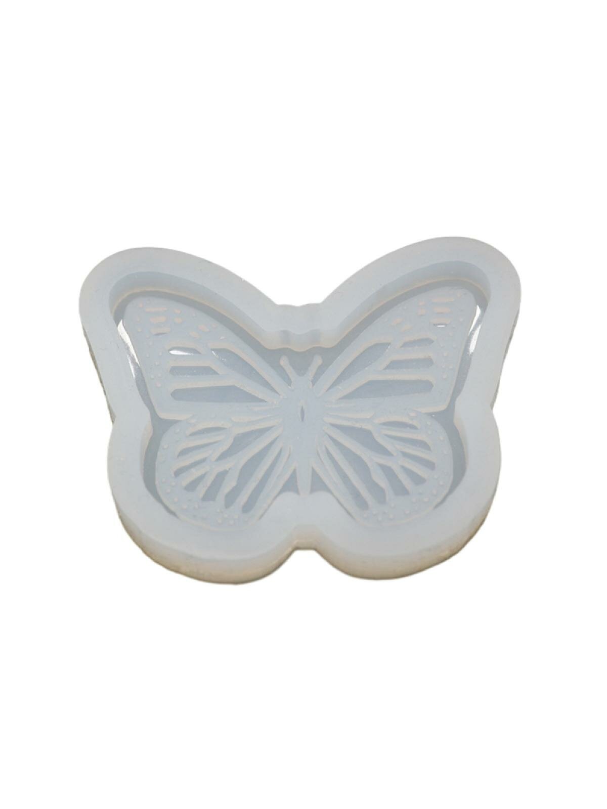 Сделай сам кристалл эпоксидной смолы бабочка брелок кулон кронштейн декоративная силиконовая форма