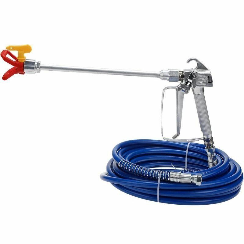 Безвоздушное сопло + удлинитель 30 см + волокнистый шланг 15 м