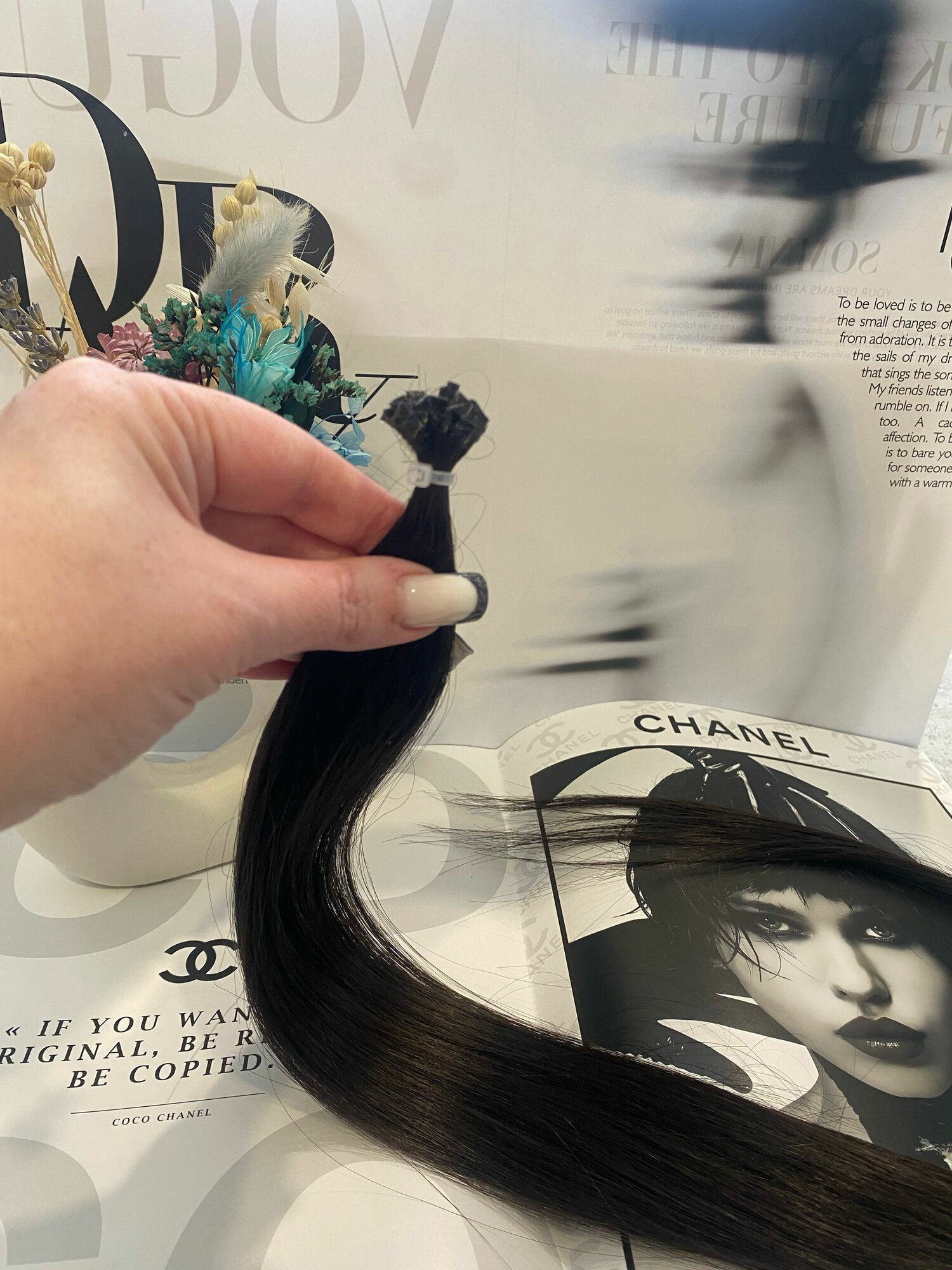 Биопротеиновые волосы на капсулах для наращивания