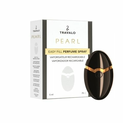 Новый флакон для духов Travalo в форме груши оснащен распылителем, заполняемым снизу, в форме золотого яйца, что делает его удобным для путешествий.