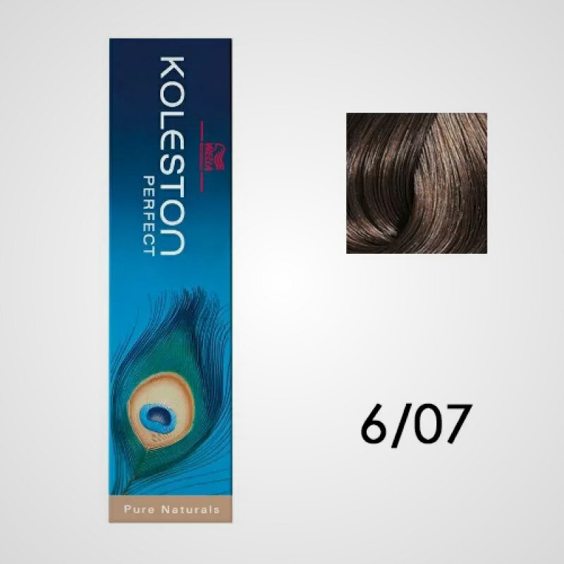 6/07 Стойкая крем краска Koleston 60мл WELLA Koleston perfect 6/07 Краска 60мл