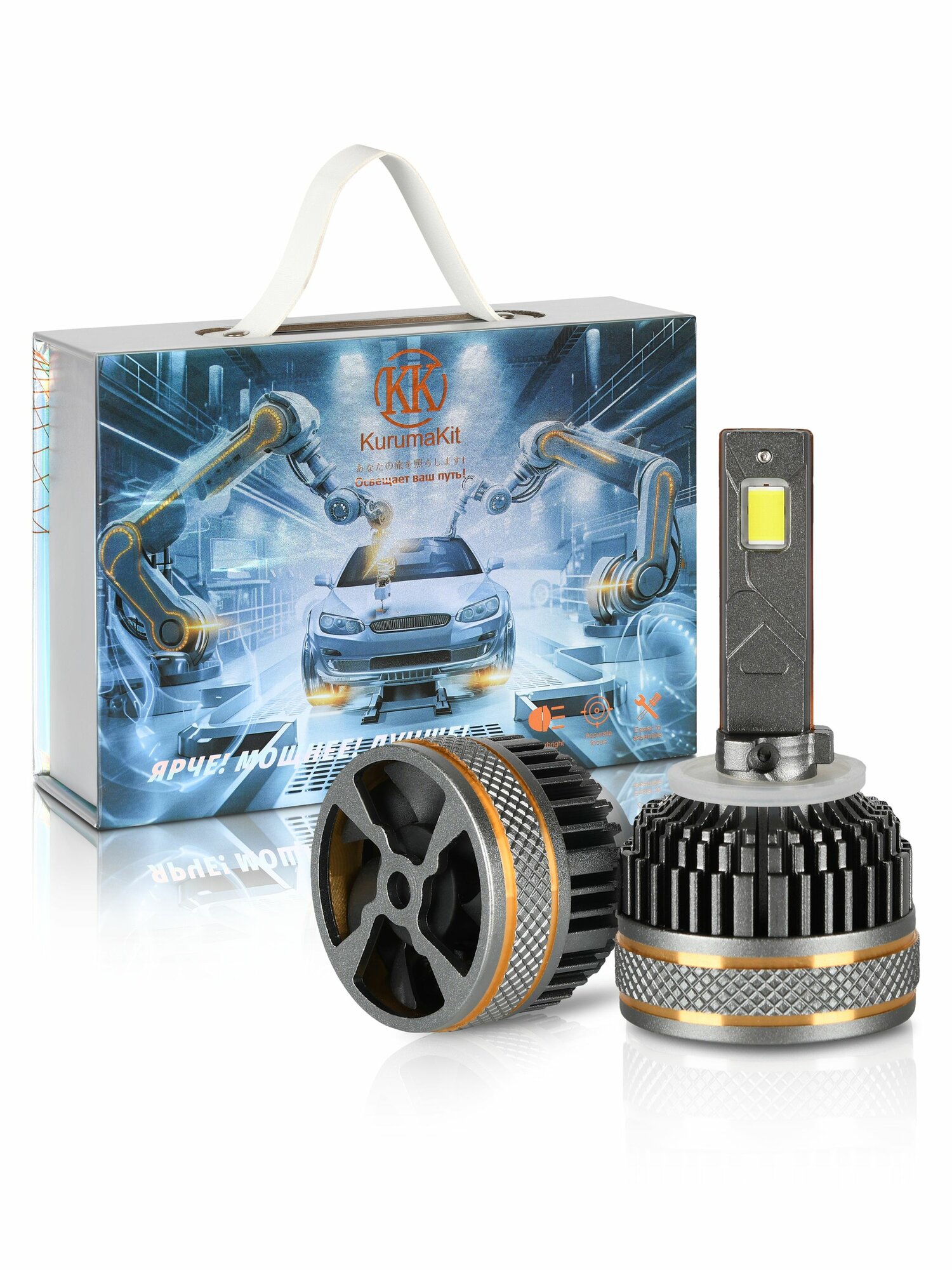 H27 K130 Лампа лед автомобильная для Kia Ceed ED, универсал, для противотуманных фар c 2006-2010г.