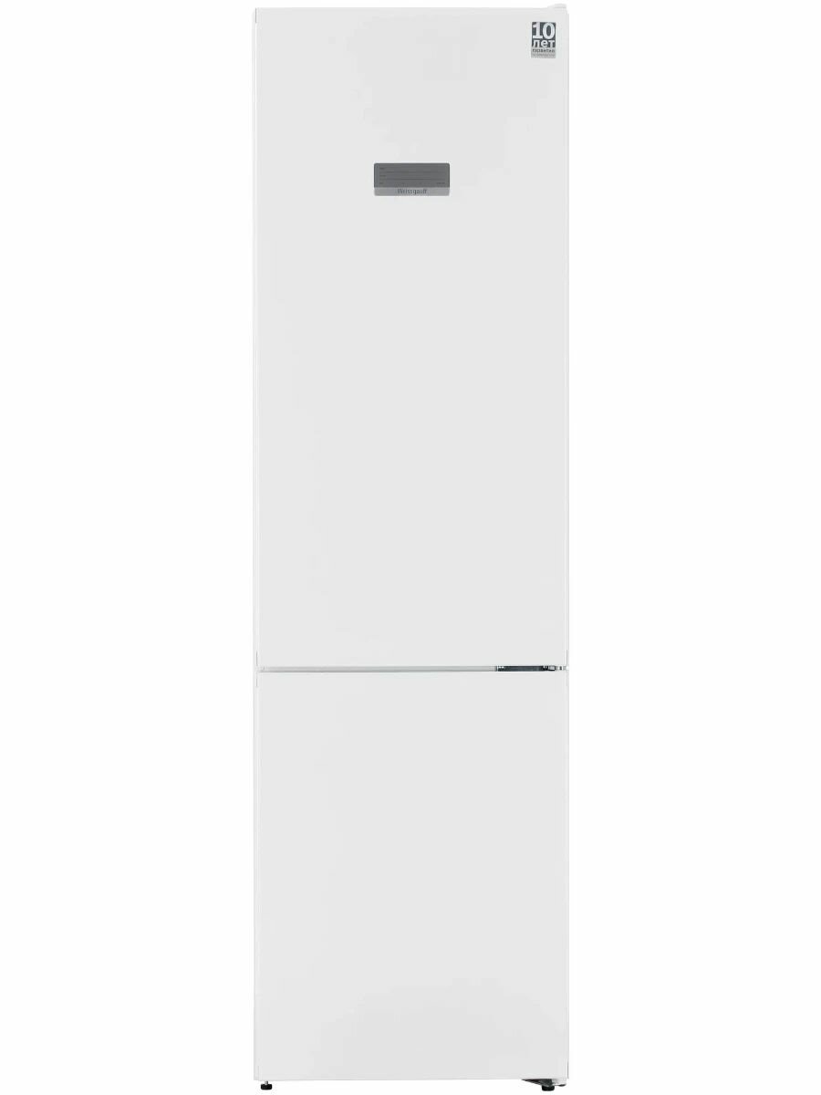 Холодильник Weissgauff CBN2WC2W2, с морозильной камерой, 419 л, No Frost, инверторный, белый