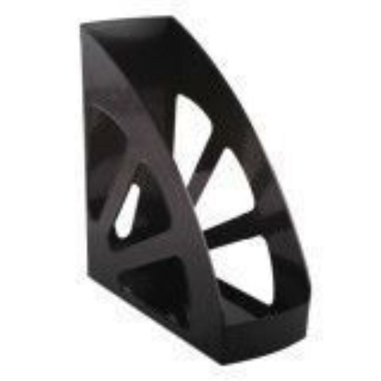 Лоток вертикальны для бумаг Оскол-Пласт XL 100 мм, черны пластик