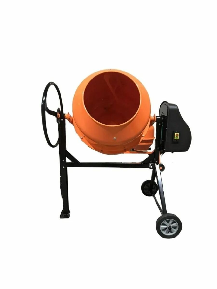 Бетономешалка Master БМ-220ТП, электрическая, чугунный венец