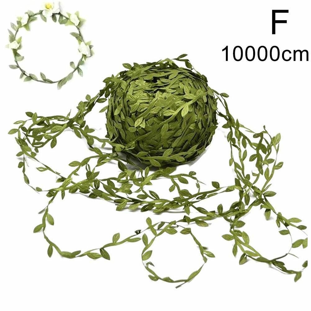 Искусственные зеленые лианы, идеально подходящие для вечеринок, поделок, венков и украшения дома.