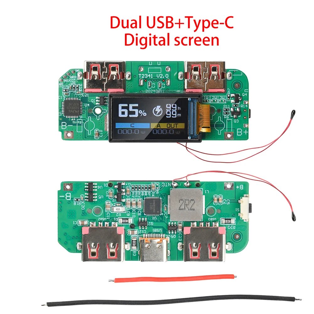 Модуль быстрой зарядки Aideepen PD45W, Цвет: A