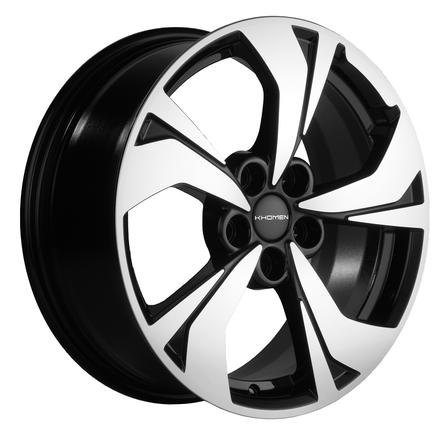 Диски автомобильные Khomen Wheels 1724 Haval Jolion 7x17 5x114,3 ET37 66,5 Black-FP