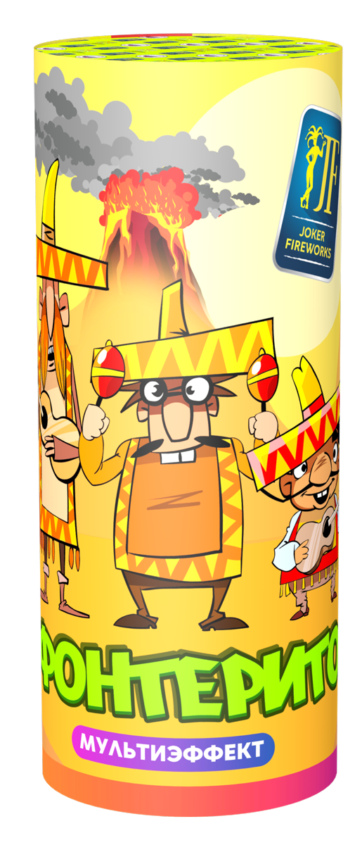 Фонтан Joker Fireworks Фонтерито, 3,5 м, 6 эффектов, 3 класс опасности