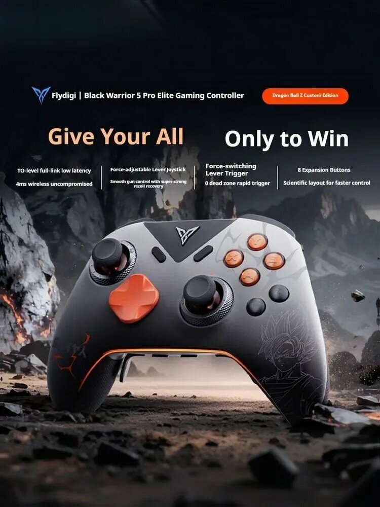 Flydigi Vader 5 Pro Dragon Ball Z беспроводной кроссплатформенный геймпад (PC, Android, iOS, Switch) Стандартная версия
