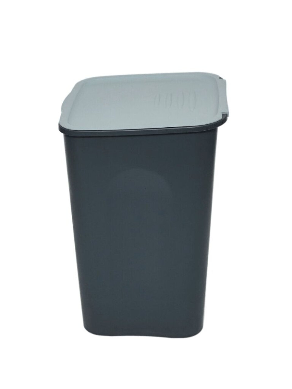 Бак пластик, 43 л, с крышкой, 34х34х51.5 см, квадратный, универсальный, серый, Verde, Norton, 38440