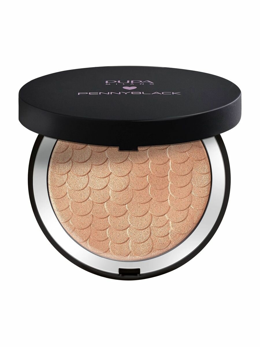 PUPA Хайлайтер для лица Pennyblack, 9,5 г, 001