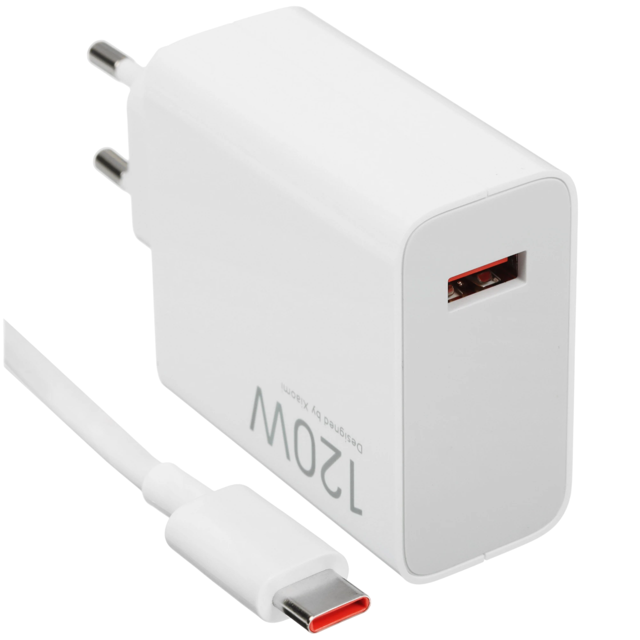 Сетевое зарядное устройство Xiaomi 120W HyperCharge Combo (TypeA) Global (MDY-14-EE) White