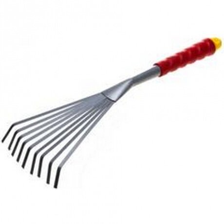 Грабельки веерные GRINDA 420 мм, коннекторная система, с плоскими зубцами, углеродистая сталь, (8-421453)