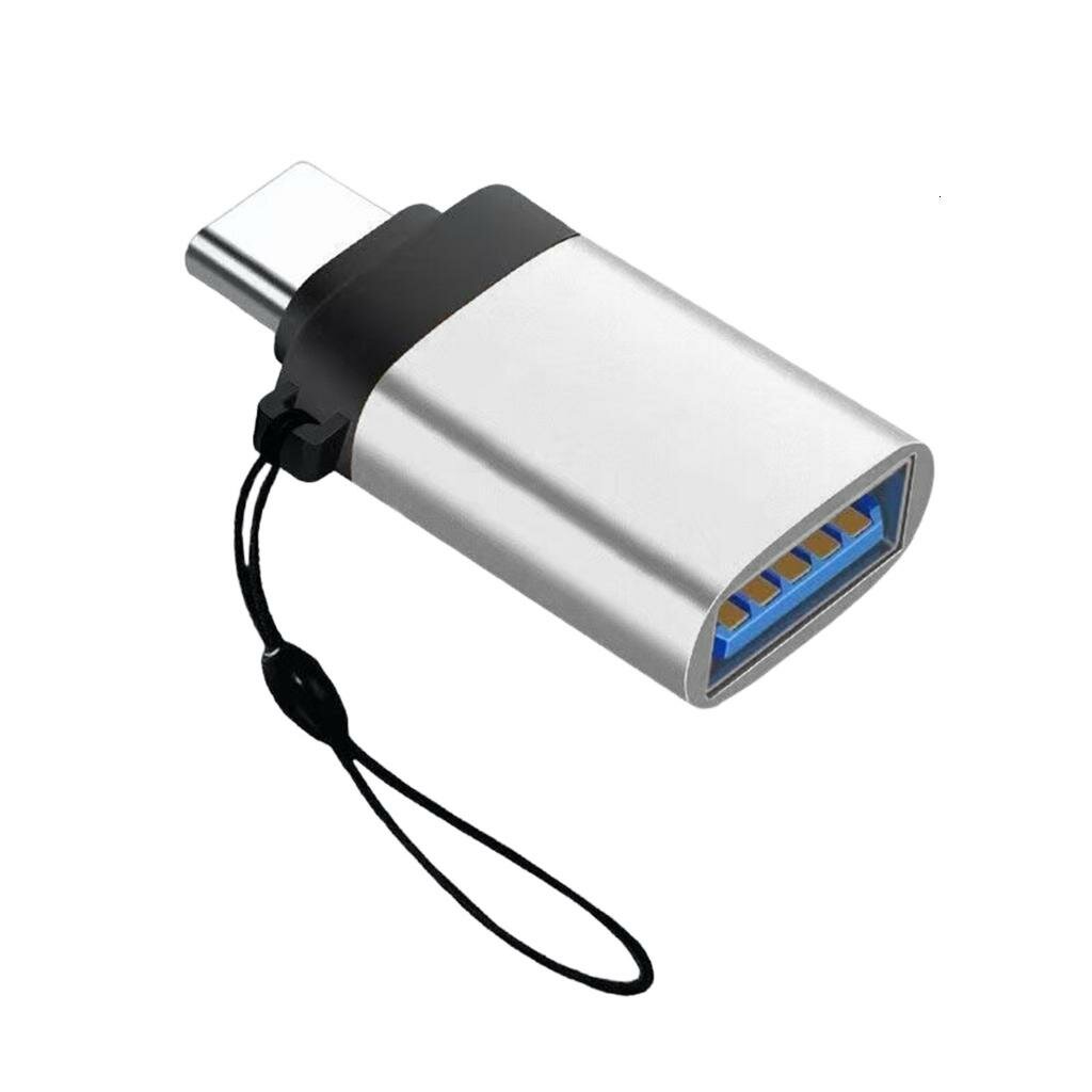 Металлический переходник USB-C — USB 3.0, Серебро