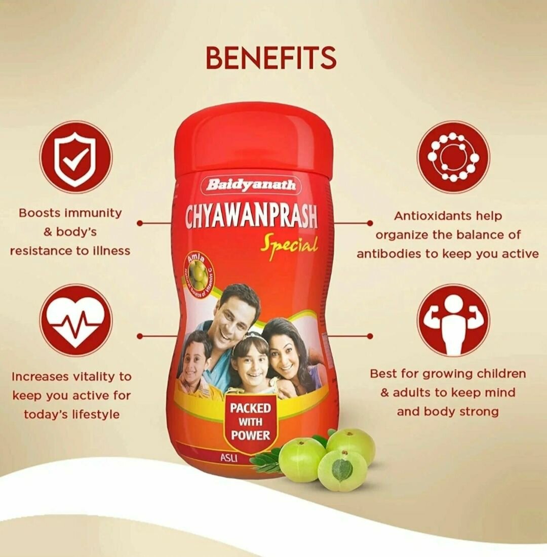 Chyawanprash special Baidyanath, Чаванпраш 500гр. Индия
