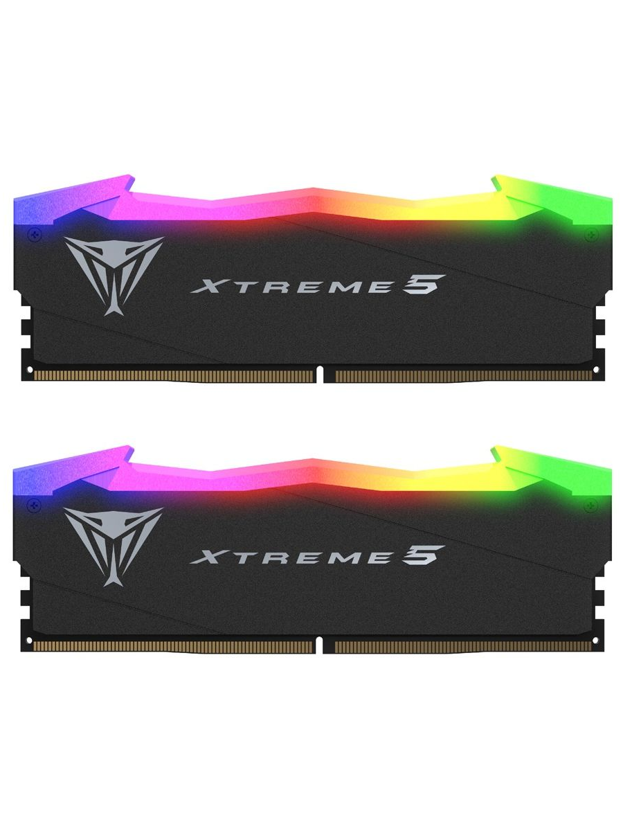 Память DDR5 2x16GB 7600MHz Patriot PVXR532G76C36K Viper Xtreme RGB RTL Gaming PC5-60800 CL36 DIMM 288-pin 1.45В с радиатором RTL
