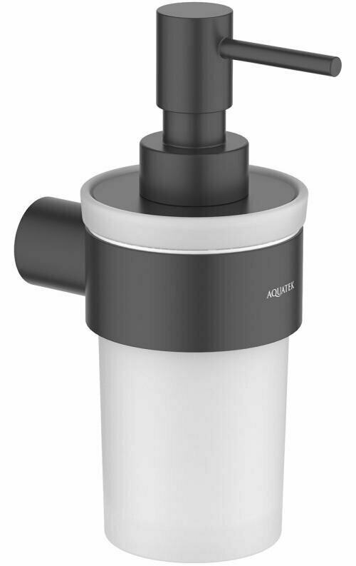 Дозатор AQUATEK Лира AQ4405MB матовый черный