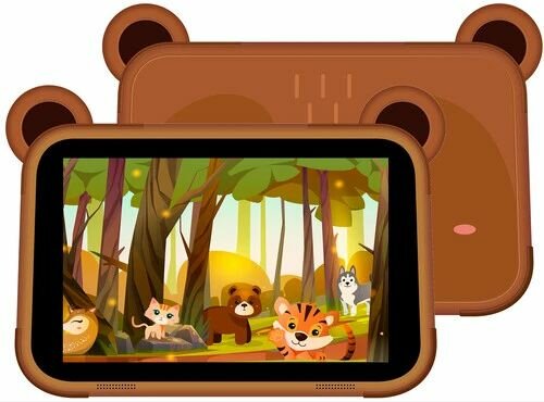 8" Планшет Kenshi Kids H20 LTE (Kids H20 LTE) 64 ГБ коричневый - 1280x800, IPS, 4x2 ГГц, 3 ГБ, 4000 мА*ч, Android