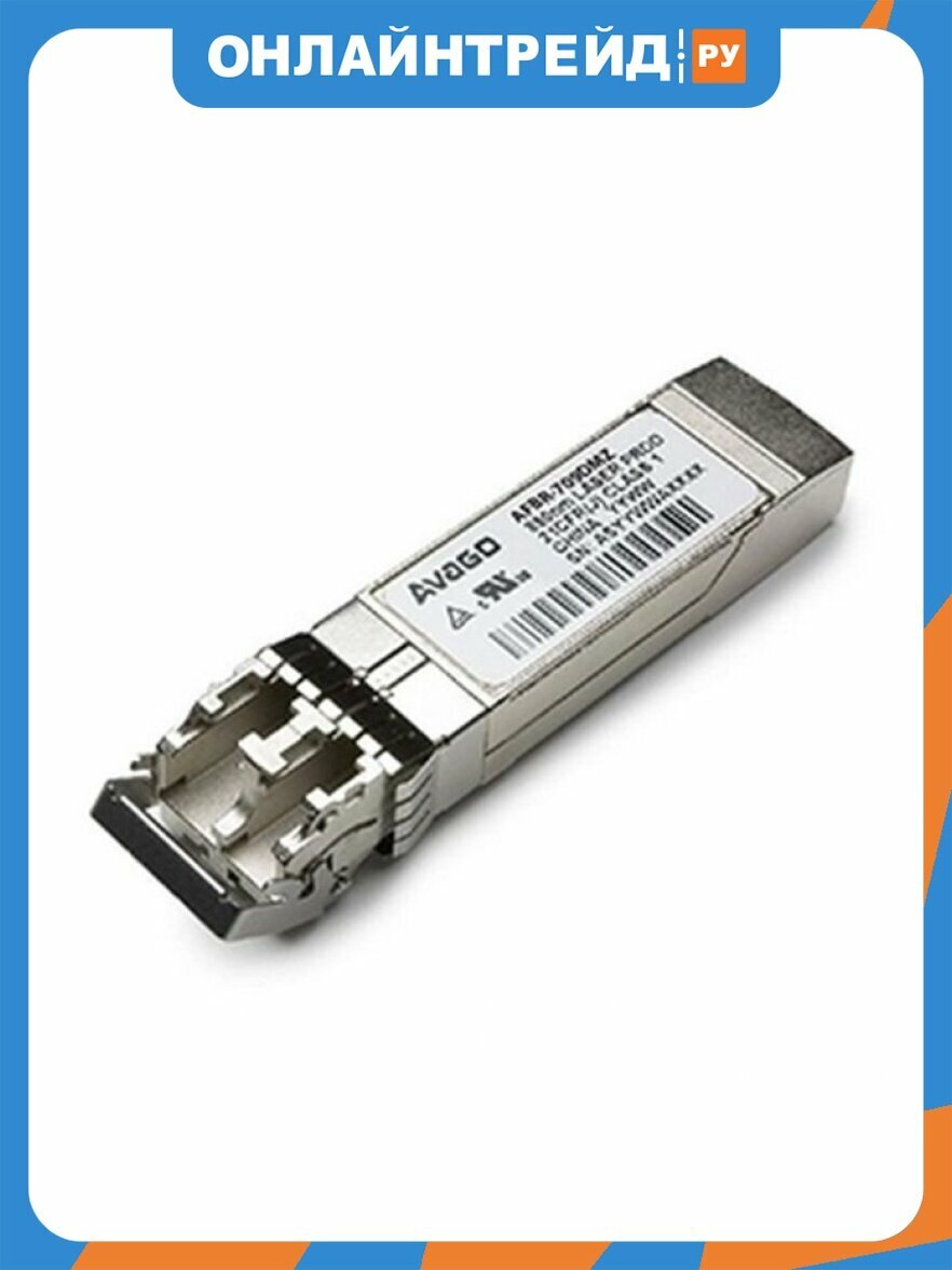Трансивер Avago , волоконно-оптический приемопередатчик AFBR-710DMZ Transceiver 10G/1G, SFP+, LC MM 400m, 850nm