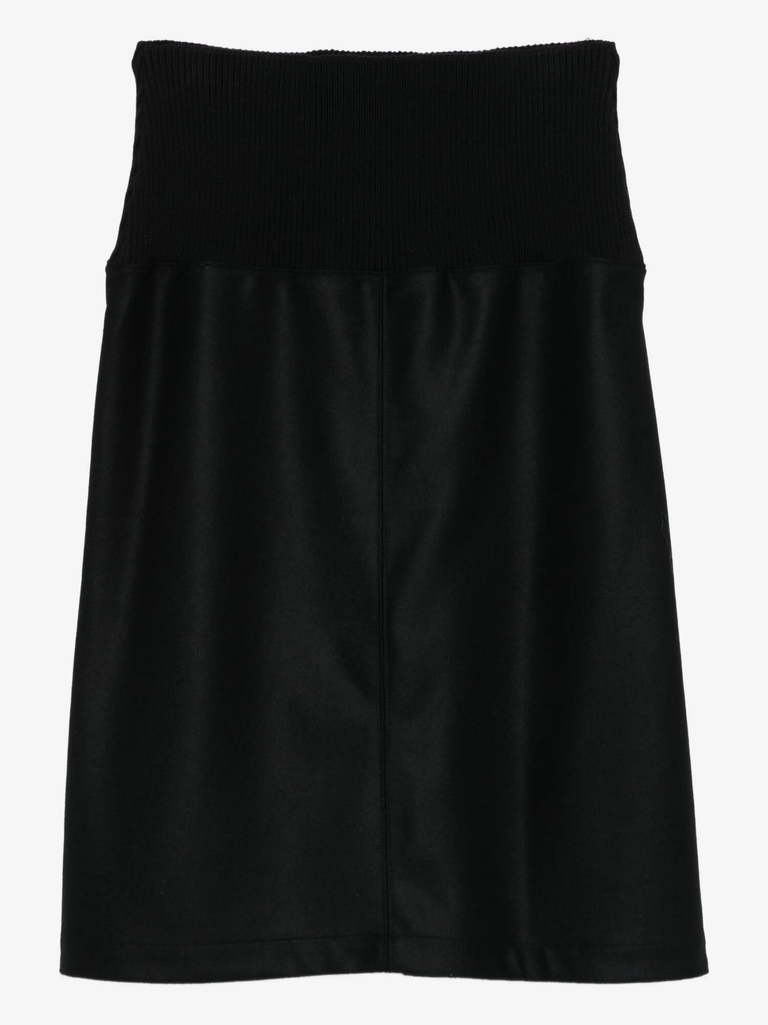 Юбка Jil Sander Ribbed midi skirt, размер 42, black — фото 1