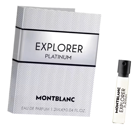 Мужской парфюм Montblanc Explorer Platinum 2 мл - сэмпл / Эксплорер Платинум