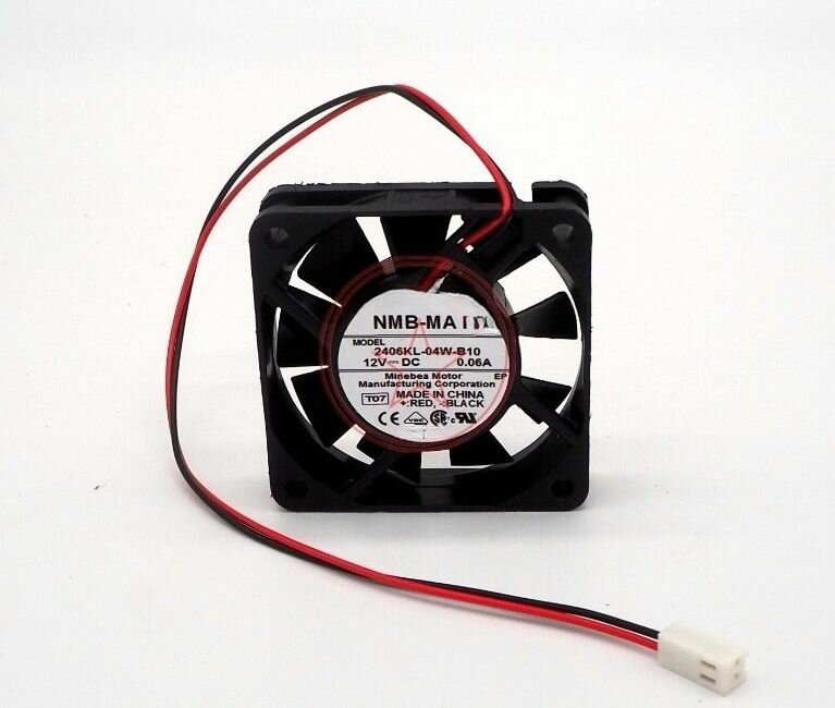 NMB 2406KL-04W-B10 6015 6 см 12V 0.06A супер тихий шаровой вентилятор-
