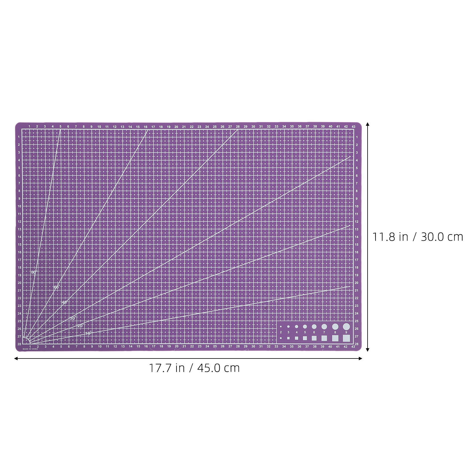 Двусторонний Резак Для Ткани А3 Пластиковый Коврик Для Хендмейд 45.00X30.00X0.10Cm