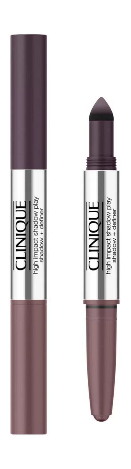 Двусторонний стойкий карандаш для глаз, кремовые тени Clinique High Impact Shadow Play, 9 г,| Royal Couple.