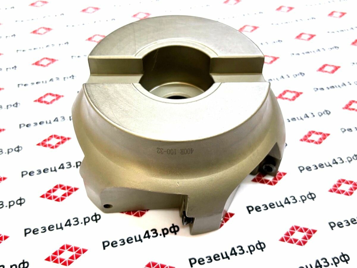 Торцевая насадная фреза 90 градусов LZ, под сменные пластины TAP400R-100-32-6T