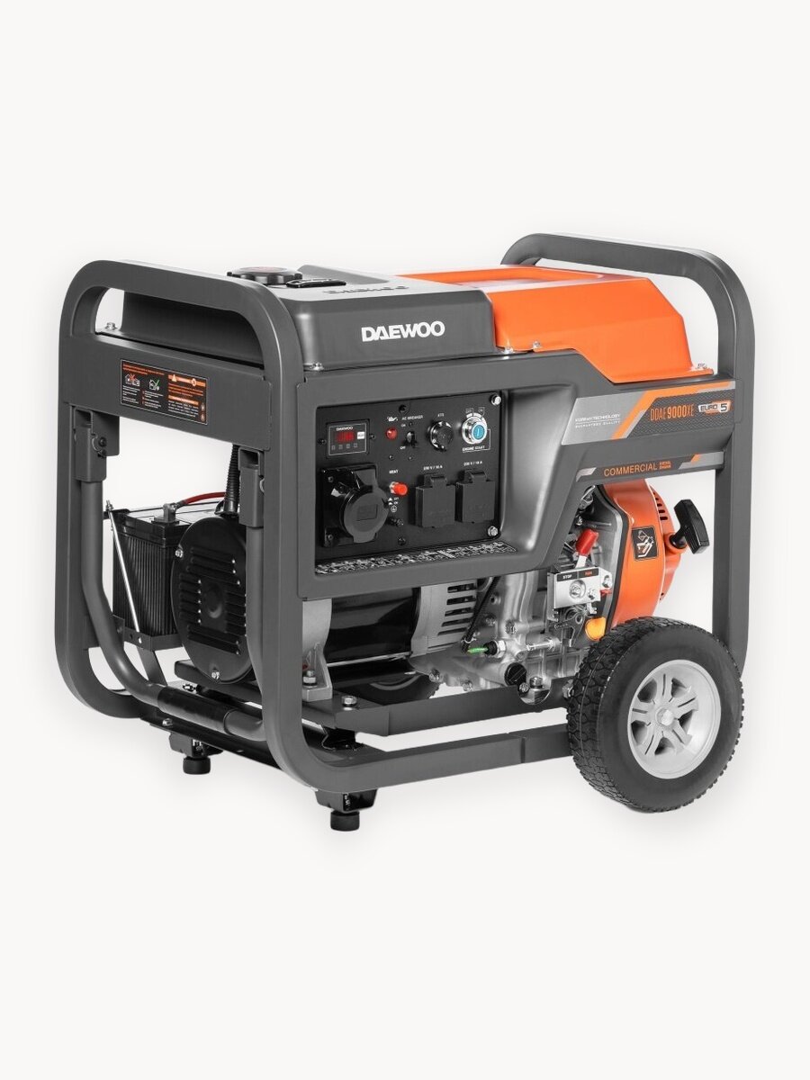 Электростанция дизельная с воздушным охлаждением DAEWOO DDAE 9000XE открытая