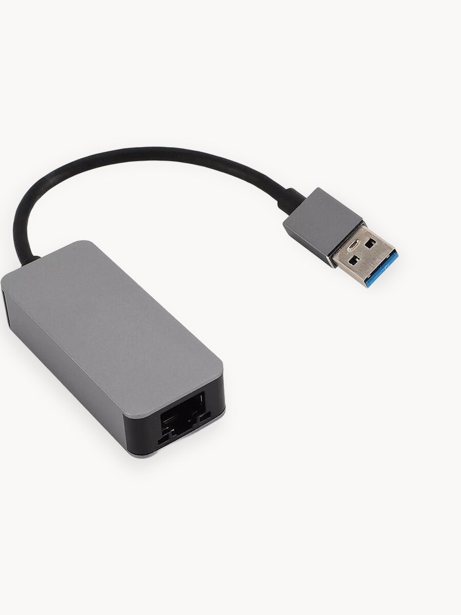 Сетевая карта USB-A 3.0/RJ45 2.5Гб Orient U3L-2.5G LAN Ethernet адаптер чип RTL8156 - 0.1м чёрный