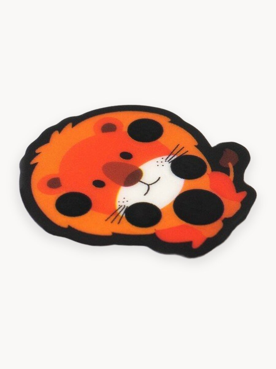 Детский термометр-наклейка налобный, градусник для новорожденных «Львенок», до 40°, 3.2×2.7 см