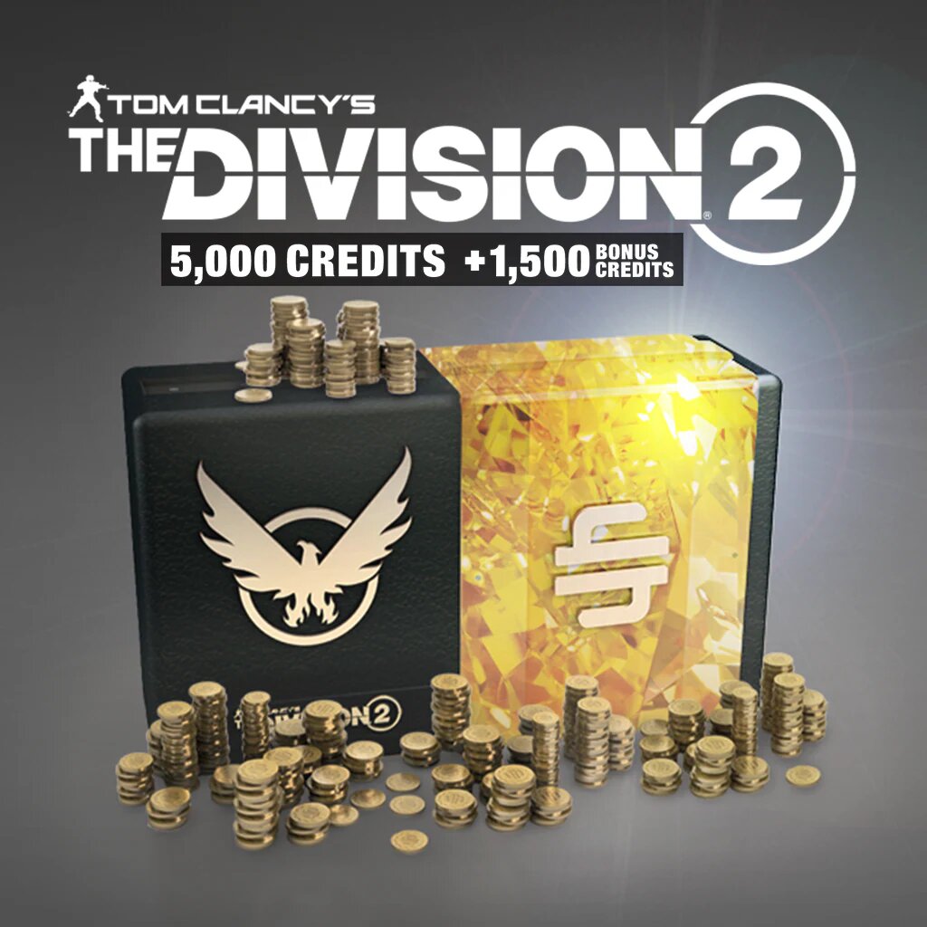 Дополнение Tom Clancy's The Division 2 - 6500 Premium Credits Pack, цифровое издание PlayStation 4, регион Индонезия / код пополнения баланса