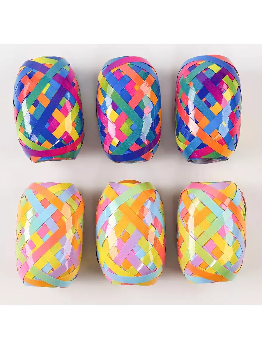 Лента для шаров воздушных упаковочная, набор 6 шт.