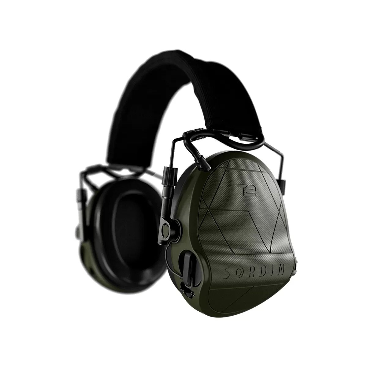 Наушники активные MSA Sordin Supreme T2 Headband Green, ткань/зелёные