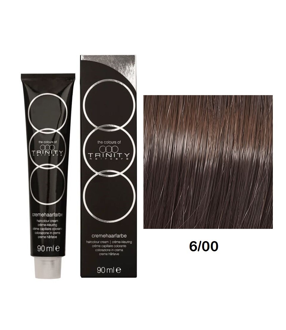 Trinity COT Тринити Стойкая краска с кератином 90 мл - COT 6/00 warmes dunkelblond Темный блонд теплый