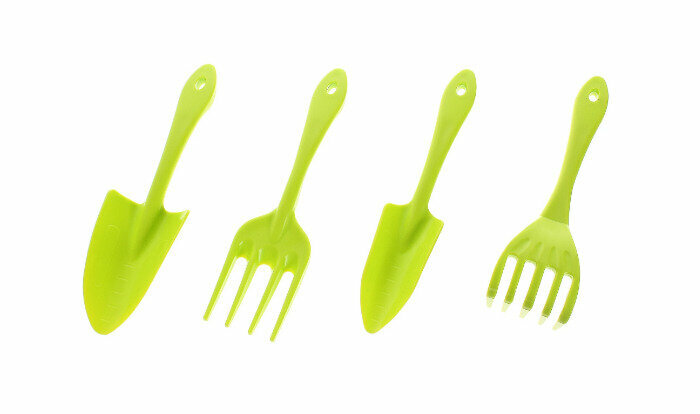 Набор садовых инструментов 4 шт, полипропилен