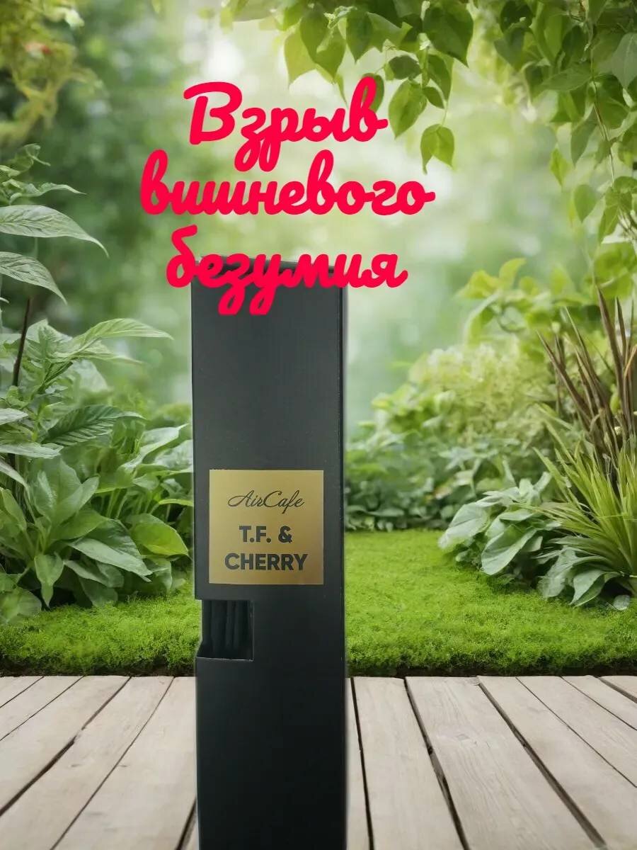 Аромадиффузор с палочками 100 мл T.F. & cherry (Том Форд ласт черри )
