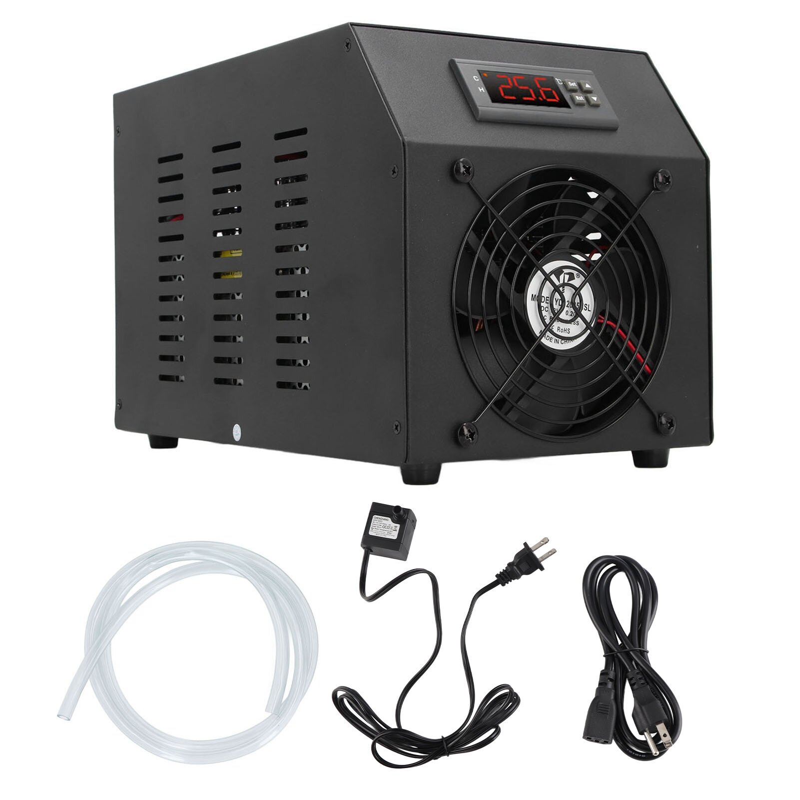 Охладитель для аквариума 16 галлонов (60 л), 1/4 л. с, для гидропонной системы, система охлаждения и обогрева аквариума, 2 в 1.