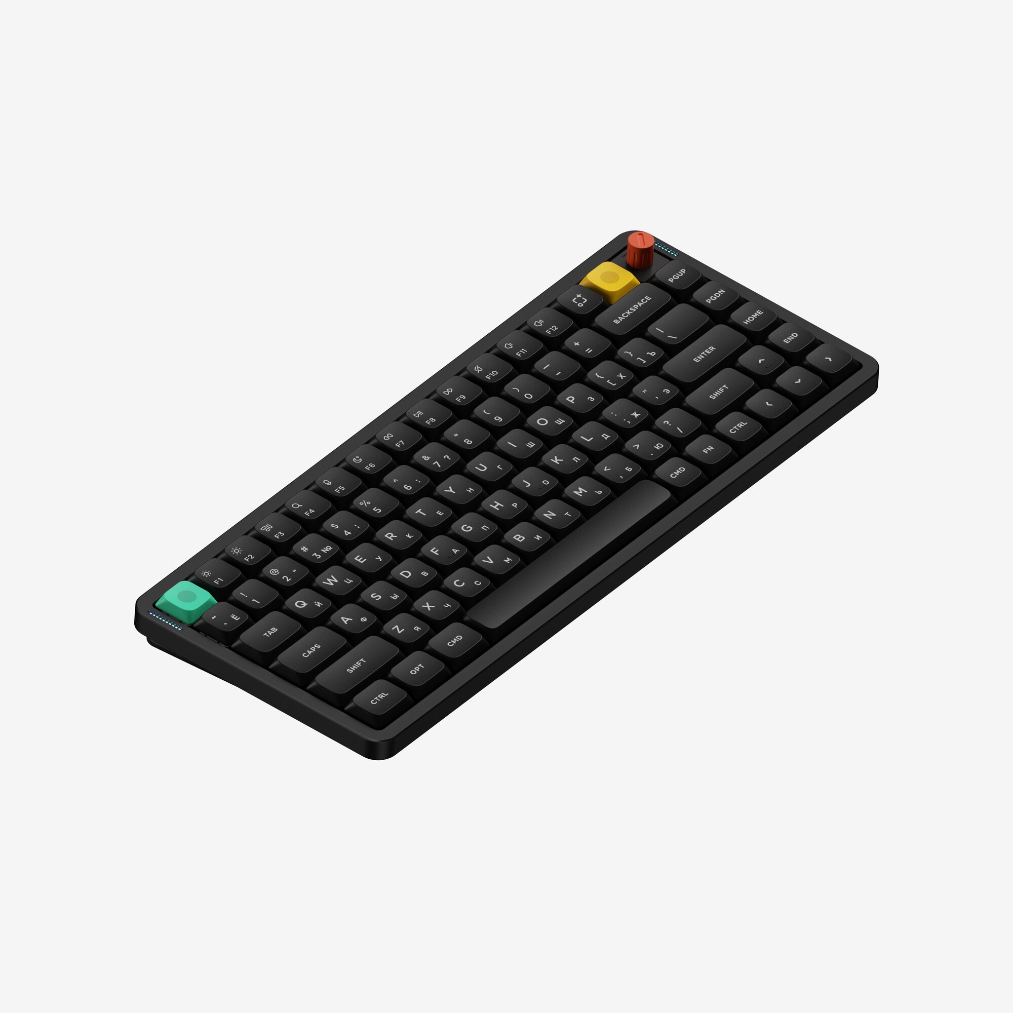 Беспроводная механическая клавиатура Nuphy AIR75v3 Nebula Dark, RGB, Hot Swap, Brown Nano Switch, NuPhy IO 2.0