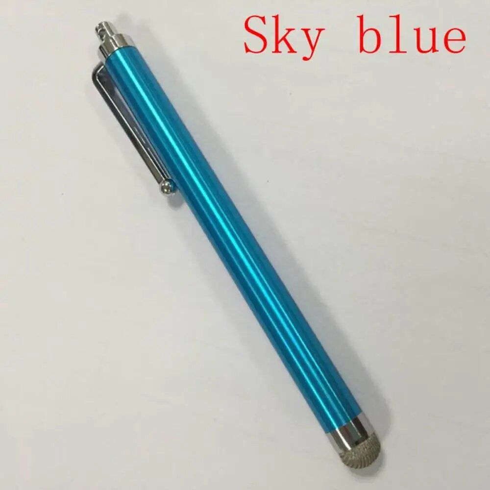 Стилус металлический sky blue для смартфона и планшета