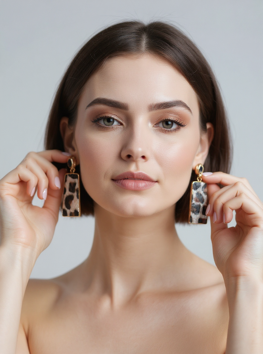 Серьги с подвесками, пусеты