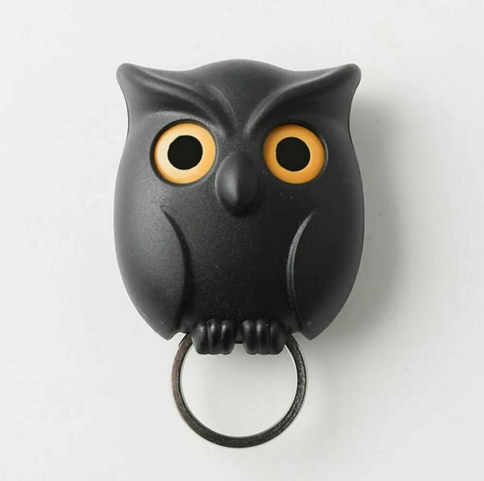 Магнитный крючок для ключей в виде совы